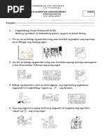 Kindergarten Quarter 2 Assessment | PDF