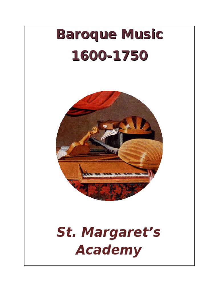 Baroque Worksheet | PDF | Concerto | Aria