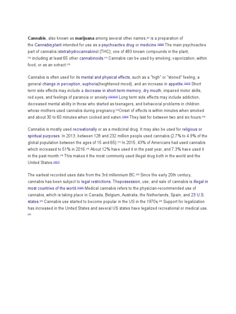 Cannabis Plant: Cannabis, Also Known As Marijuana Among Several Other ...