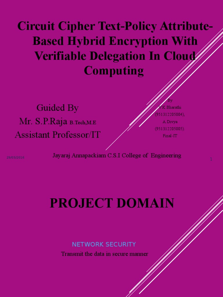 Circuit Cipher Text-Policy Attribute-Based Hybrid Encryption With Verifiable Delegation in Cloud ...