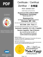 Certificate / Certificat Zertifikat | PDF | Safety | Systems Engineering