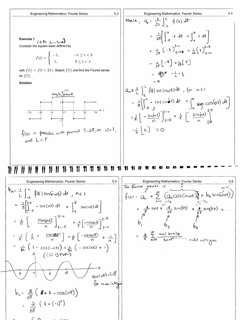Fourier | PDF | Partial Differential Equation | Sine