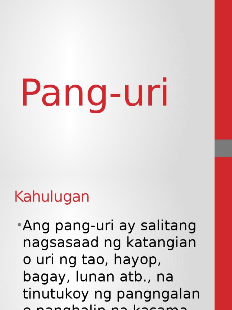 Pang Uri | PDF