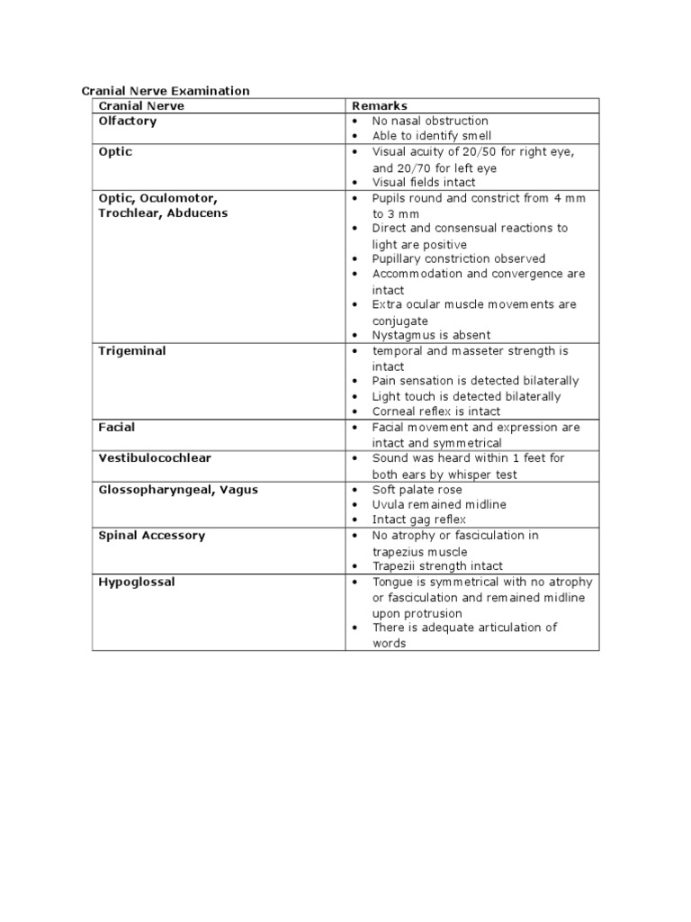 A Thorough Examination of the Twelve Cranial Nerves: Assessing Function ...