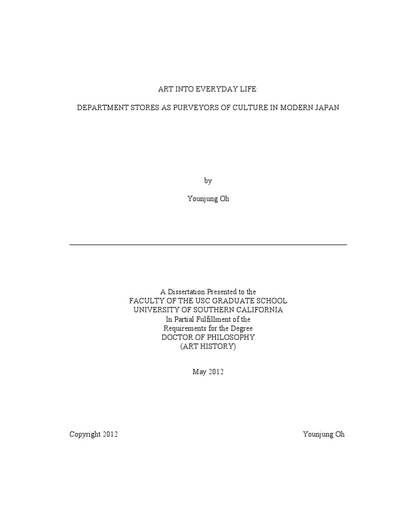 Art Into Everyday Life - Department Stores As Purveyors of Culture in ...