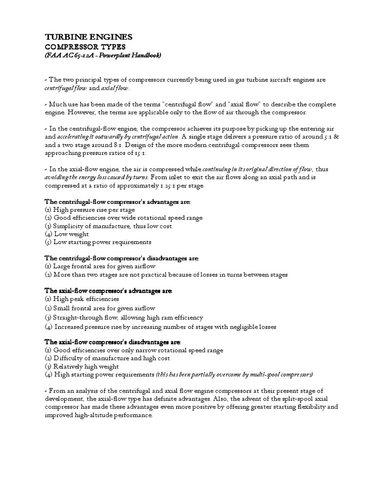 Compressor Types | PDF