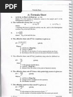 RT Formulas For Calculations | PDF | Radiography | Attenuation