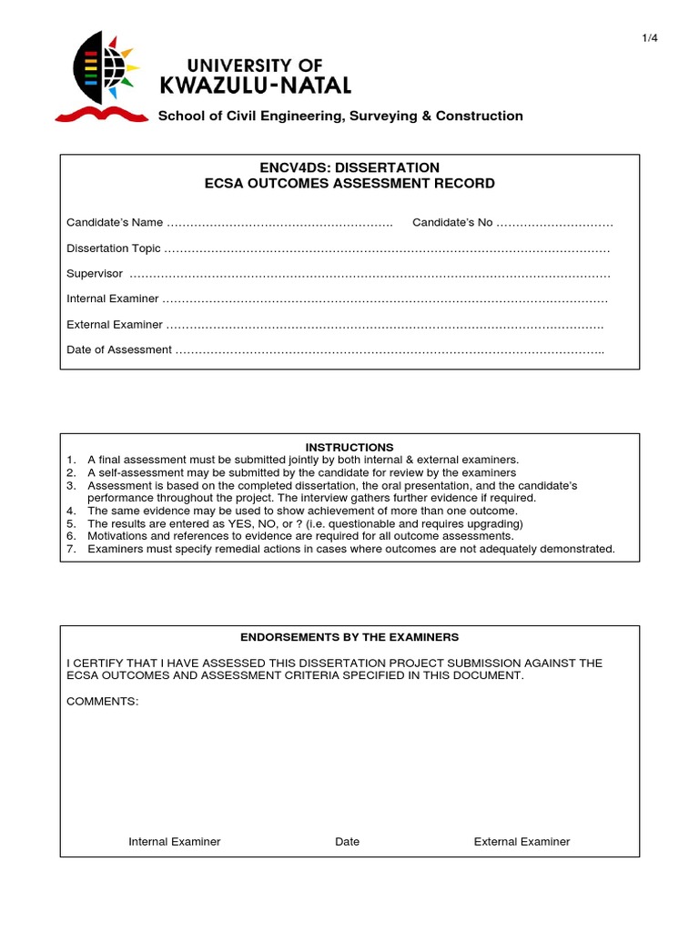 Encv4ds Ecsa Outcome Assessment 2007v3 | PDF | Competence (Human ...