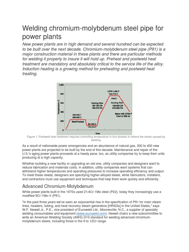 Welding Chromium-molybdenum Steel Pipe for Power Plants | Pipe (Fluid ...