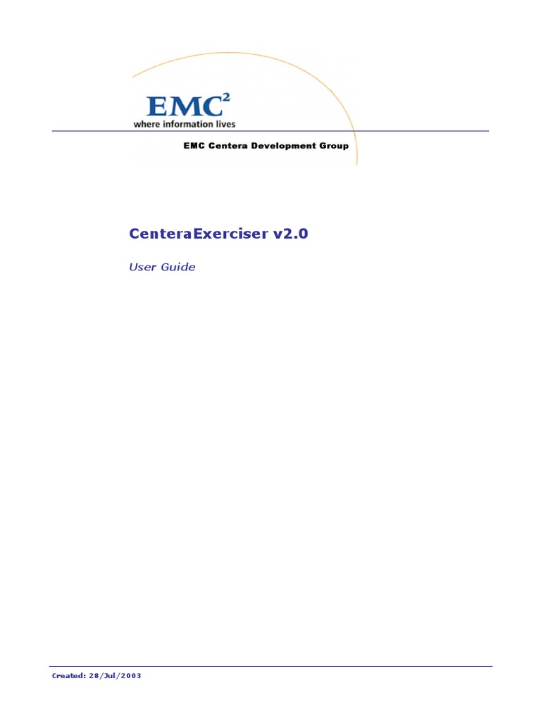 CenteraExerciser UserGuide | PDF | Parameter (Computer Programming) | Computer File