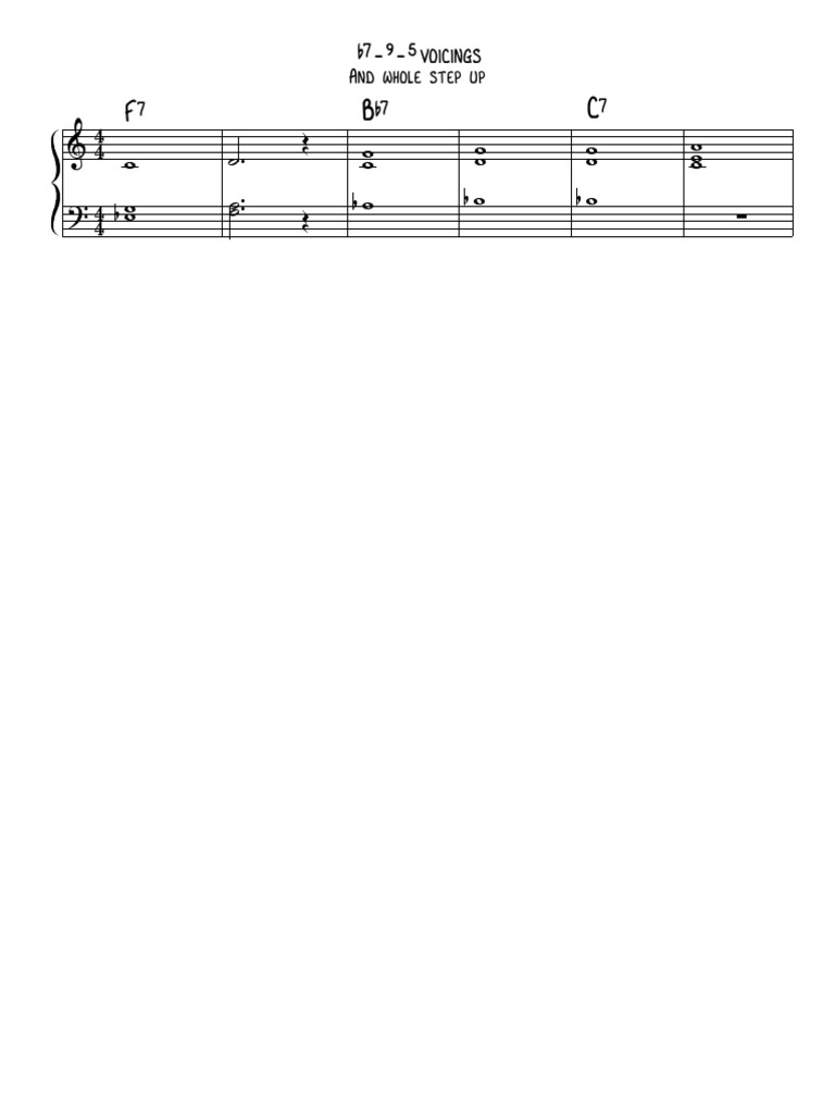 Piano Jazz Voicings - 106 | PDF