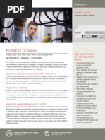 A10 Networks – Thunder ADC Data Sheet | PDF | Load Balancing (Computing) | Domain Name System