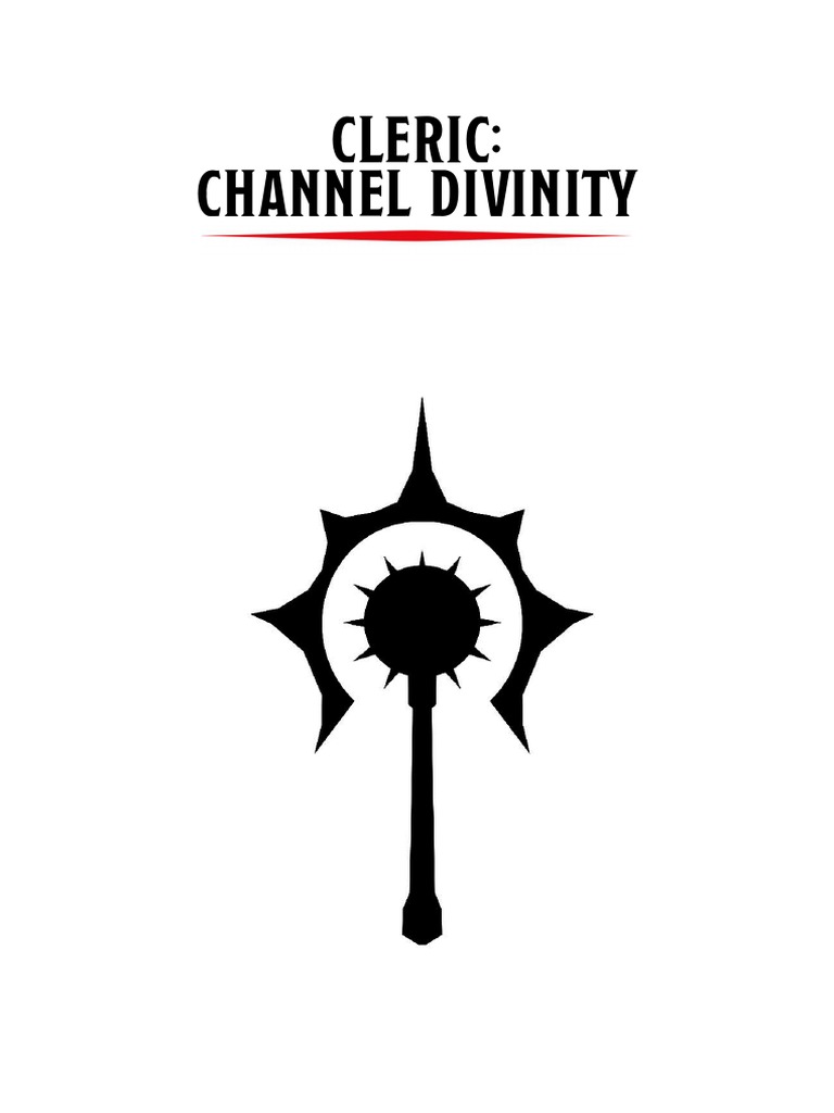 5E Cleric Channel Divinity | Video Games | Entertainment