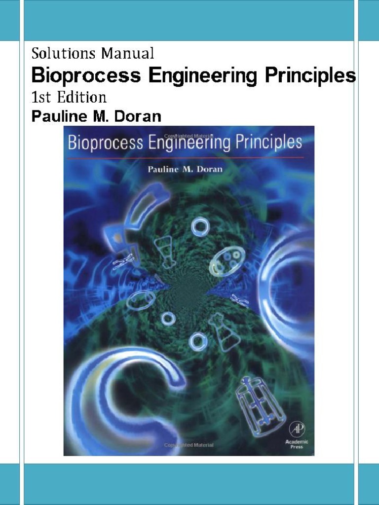 Bioprocess Engineering Principles - Solucionario | PDF