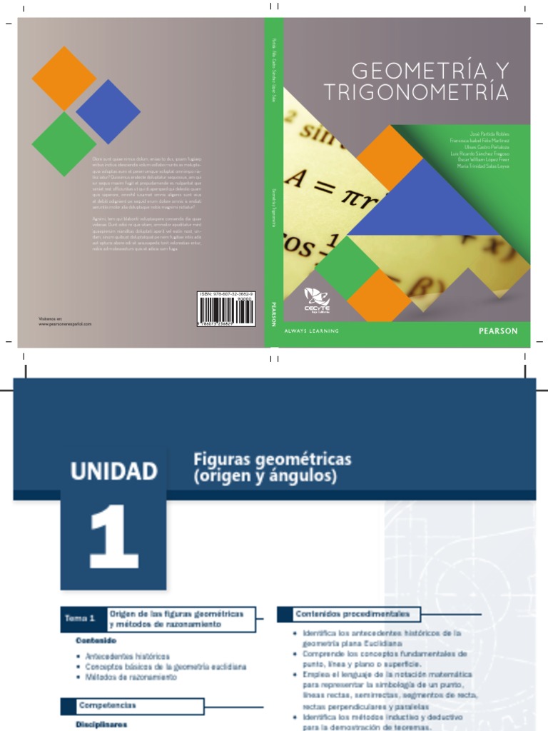 Libro Geometria y Trigonometria | Descargar gratis PDF | Triángulo | Ángulo