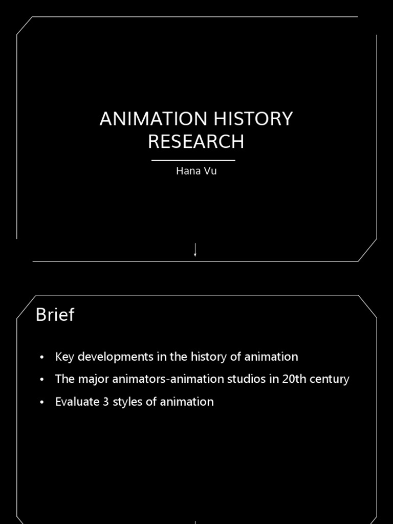 Animation History | PDF