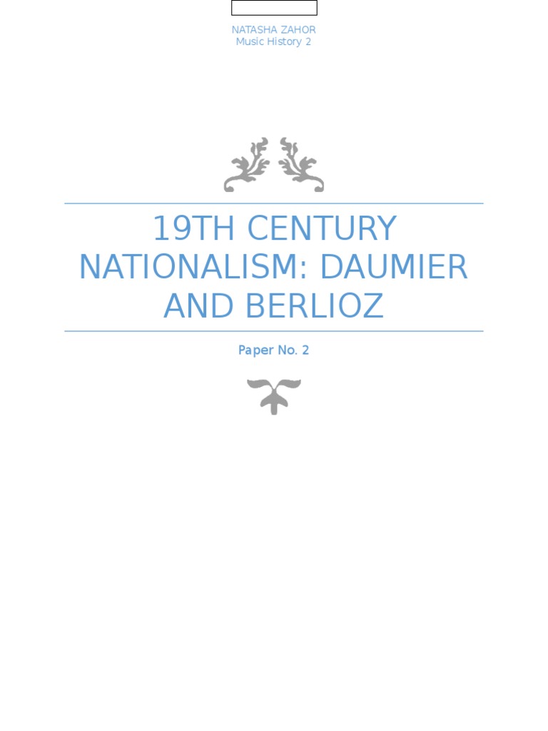 19th Century Nationalisnm | PDF | France | Classical Music