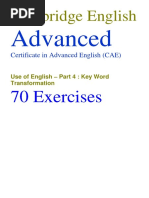 Cambridge C1 Advanced Practice Tests | PDF | Teaching Methods & Materials