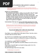 English Mass Commentator Guide | PDF | Mass (Liturgy) | God The Father