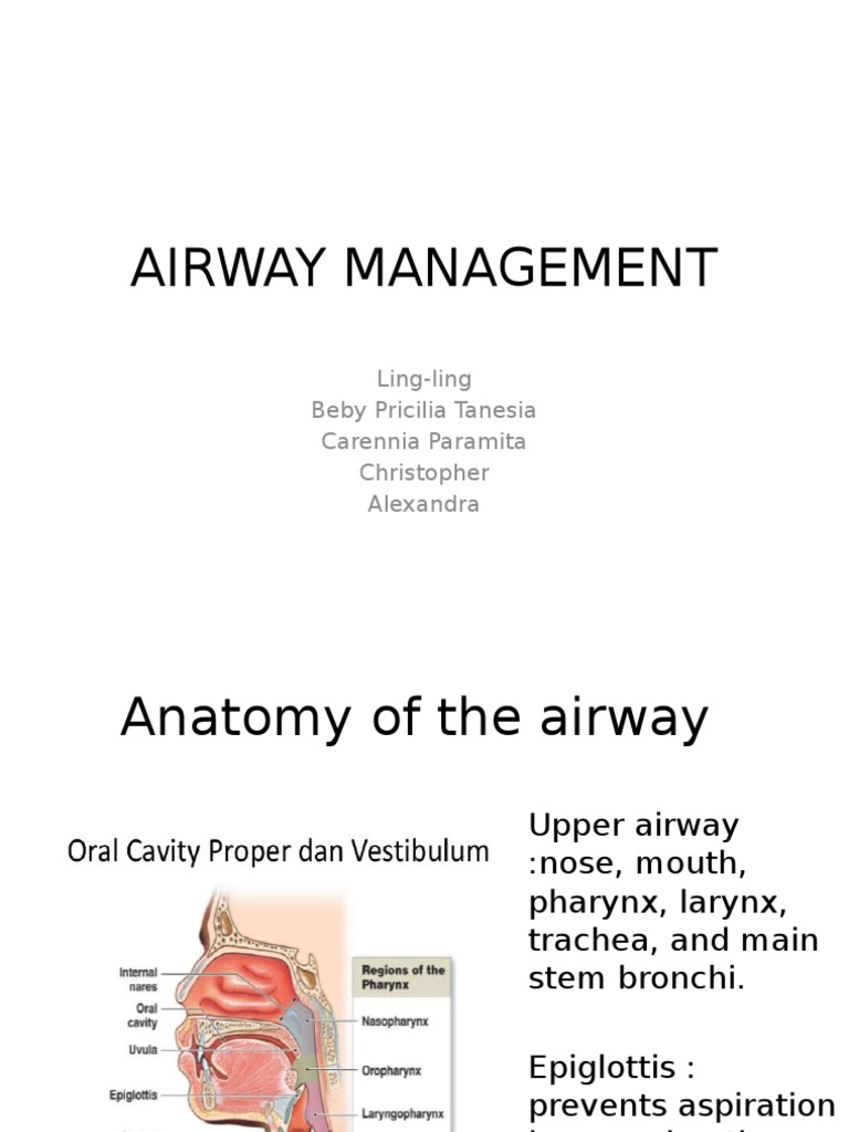 Airway Management | PDF