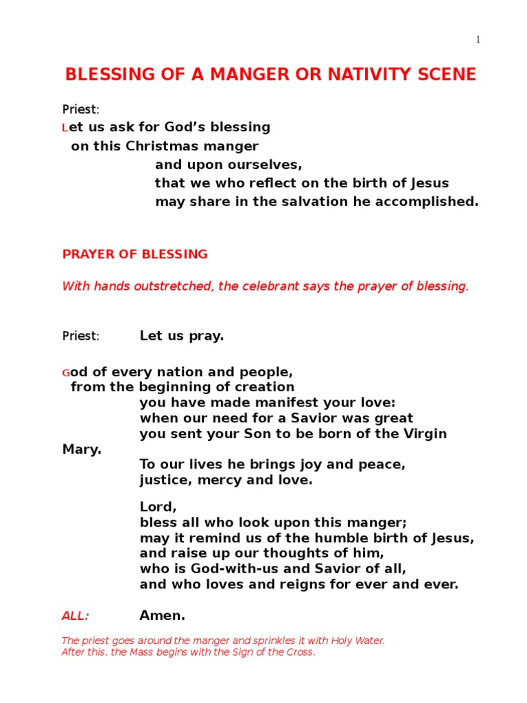 Christmas Midnight Mass | PDF | Eucharist | Mass (Liturgy)