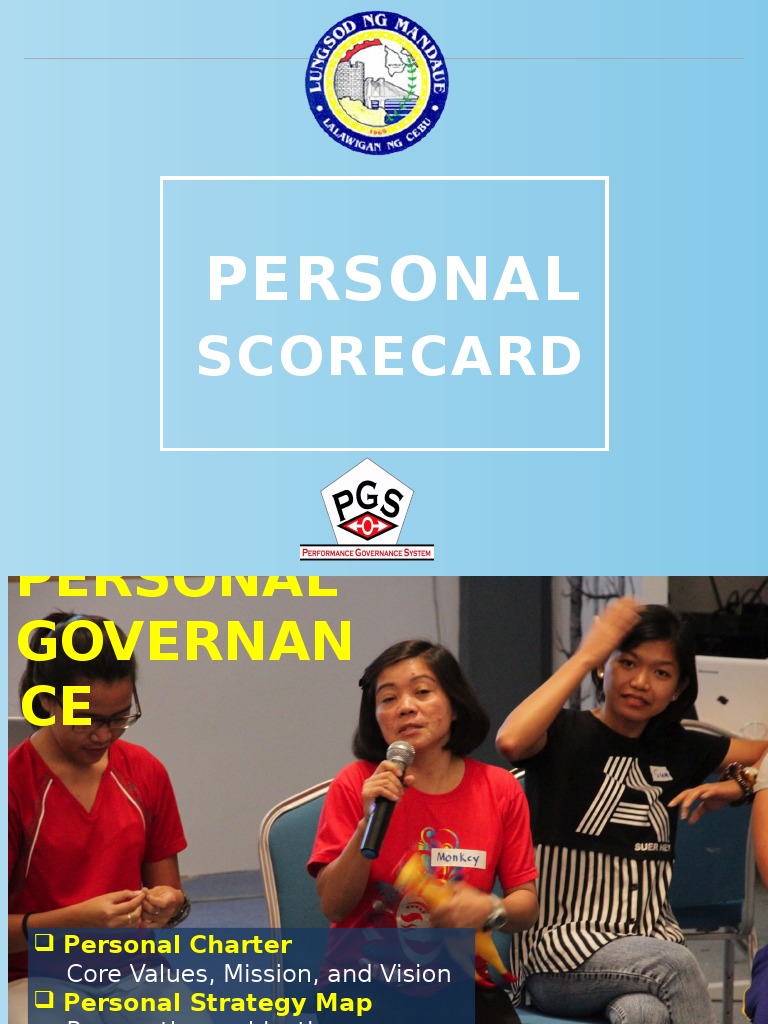 Personal Scorecard and Strategy Map | PDF | Goal | Business