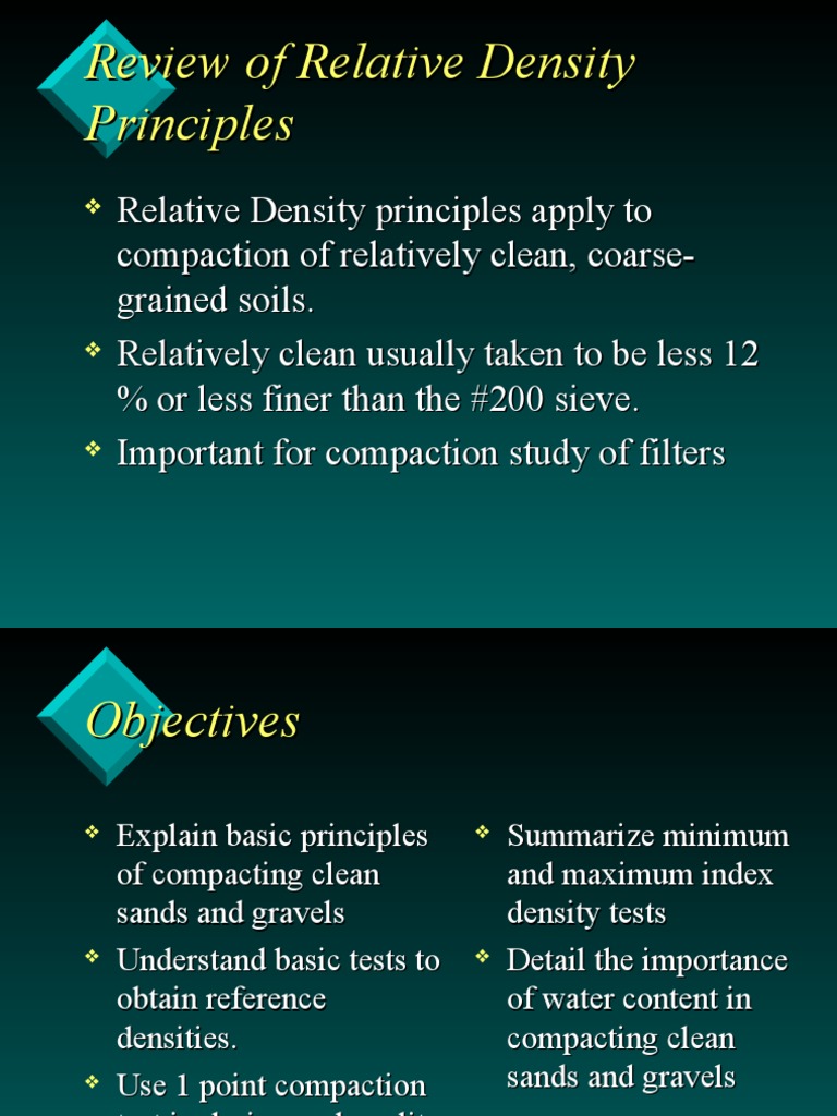 Review of Relative Density Principles | PDF | Density | Natural Materials