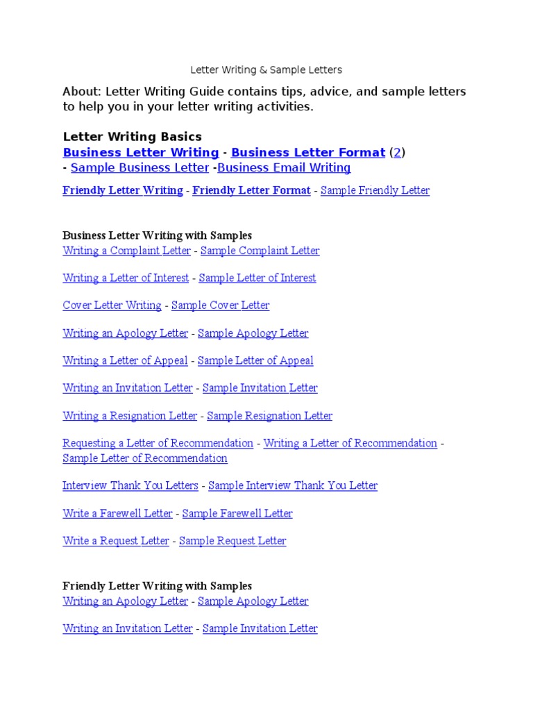 Letter Writing | Email | Paragraph