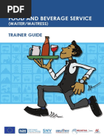 Waiters' Training Manual | PDF | Alcoholic Drinks | Drink