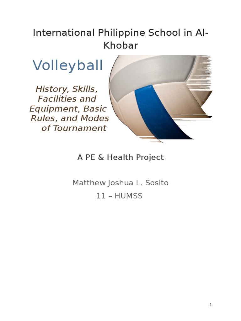 Volleyball Research Pdf Volleyball Tournament