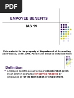 Ind as 19 - Employee Benefits | PDF | Employment | Defined Benefit ...