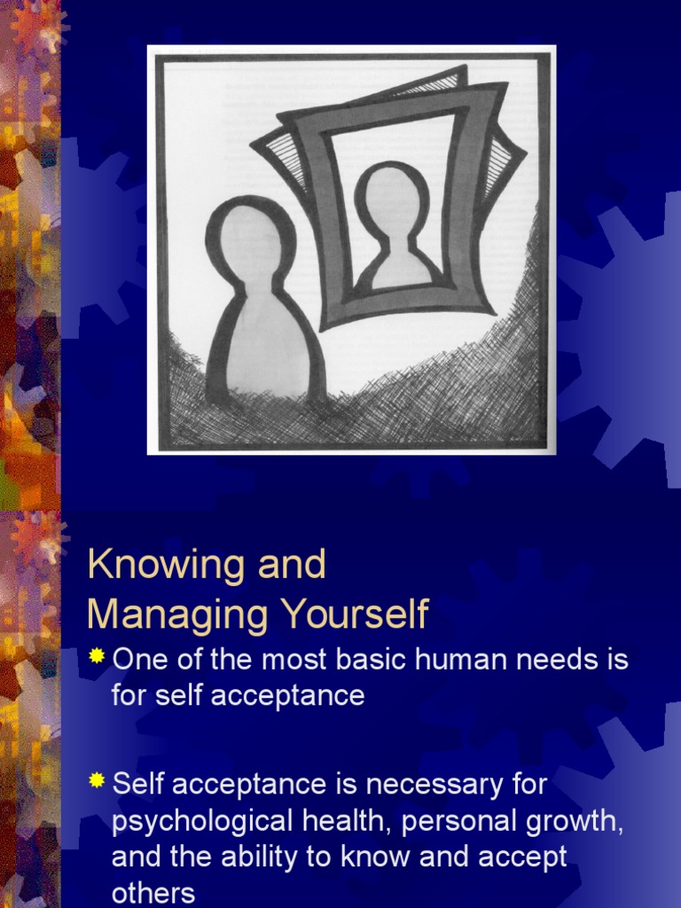 Self Acceptance | PDF | Self | Top Down And Bottom Up Design
