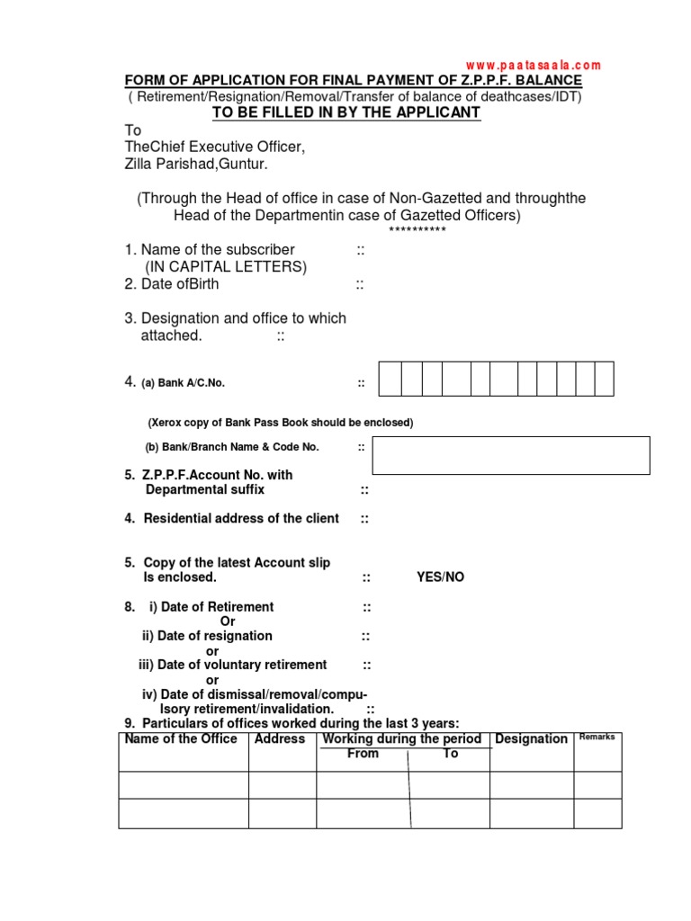 ZPPF Closer Application | PDF | Receipt | Insurance