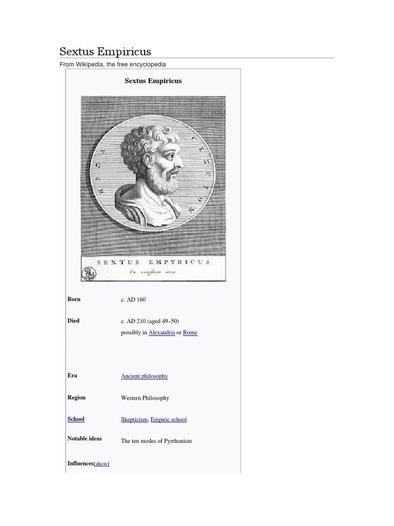 Sextus Empiricus | Psychological Attitude | Skepticism