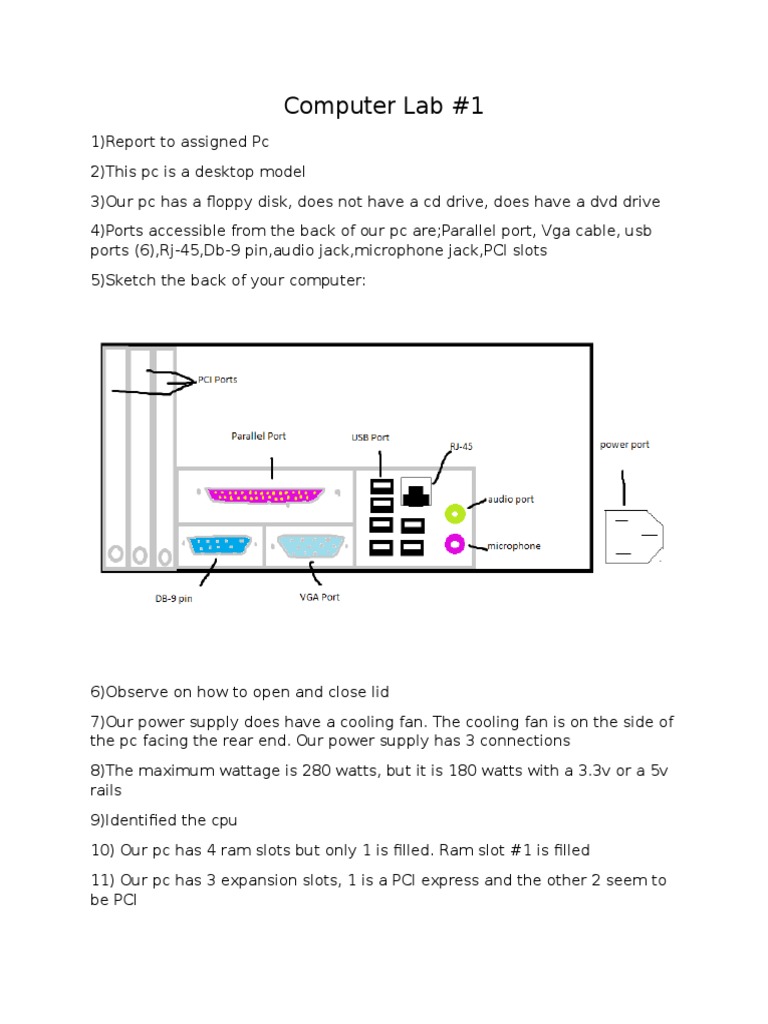 Computer Lab | PDF | Computers