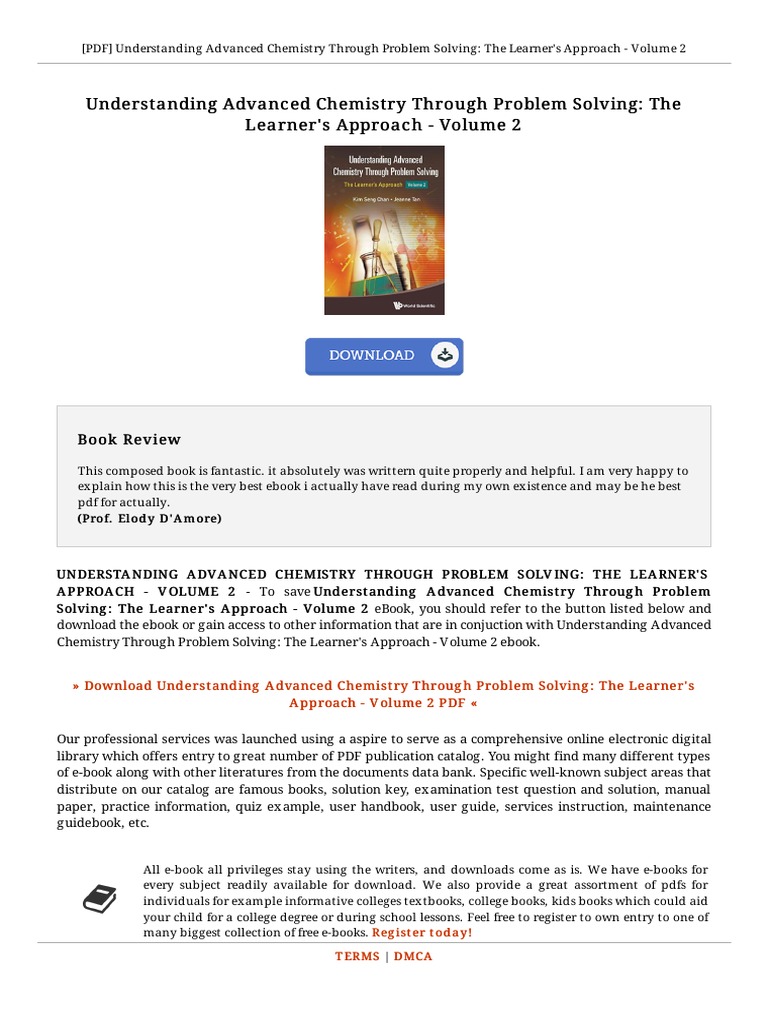 Understanding Advanced Chemistry Through Problem | PDF | Electronic ...