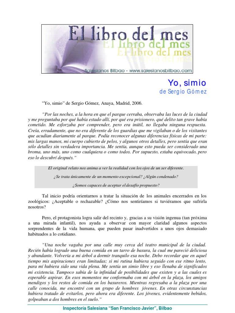 Yo Simio | PDF