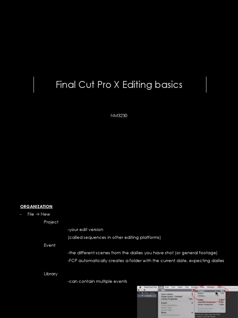 Editing Basics | PDF | Computing | Software