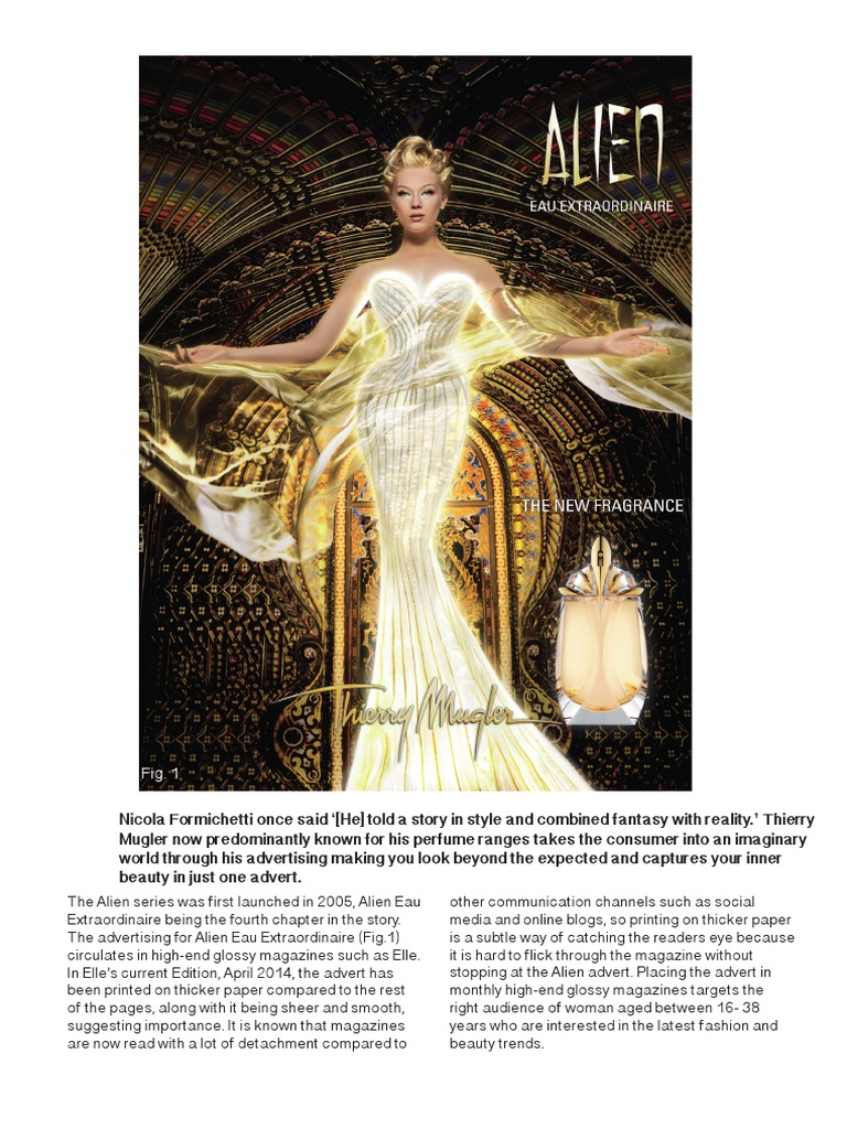 Fragrance Advert Essay Alien PDF | PDF | Advertising