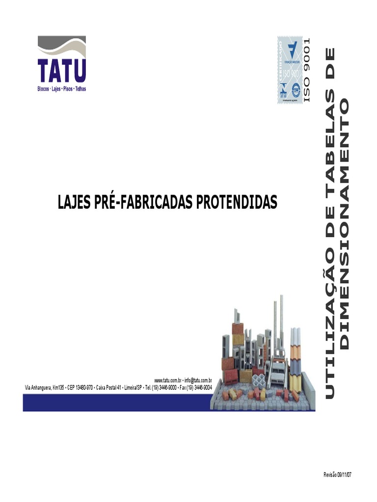Vigotas-Utilizacao Das Tabelas de Lajes Protendidas PDF | PDF ...