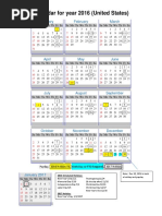 Carsem Calendar | PDF | Observances