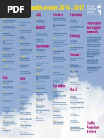 Cancer Awareness Calendar 2025 | PDF | Cancer | Clinical Medicine