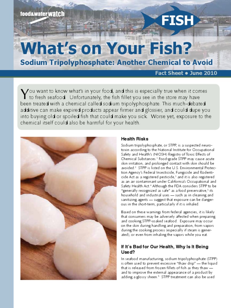 What's On Your Fish? Sodium Tripolyphosphate: Another Chemical To Avoid ...