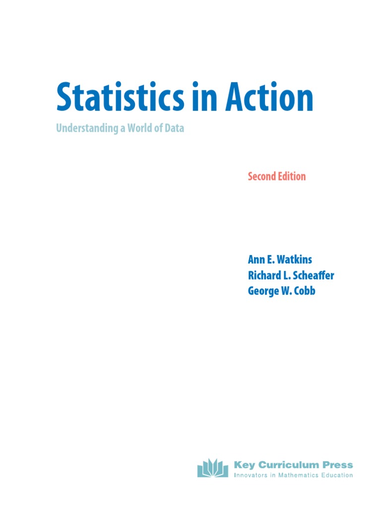 Statistics in Action Textbook | PDF | Statistical Inference | Statistics