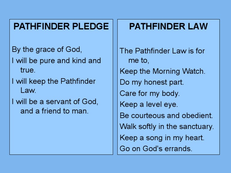 Pathfinder Pledge & Law | PDF