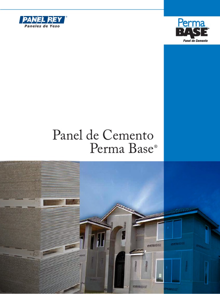 Panel de Cemento Perma Base | PDF | Revestimiento | Cemento