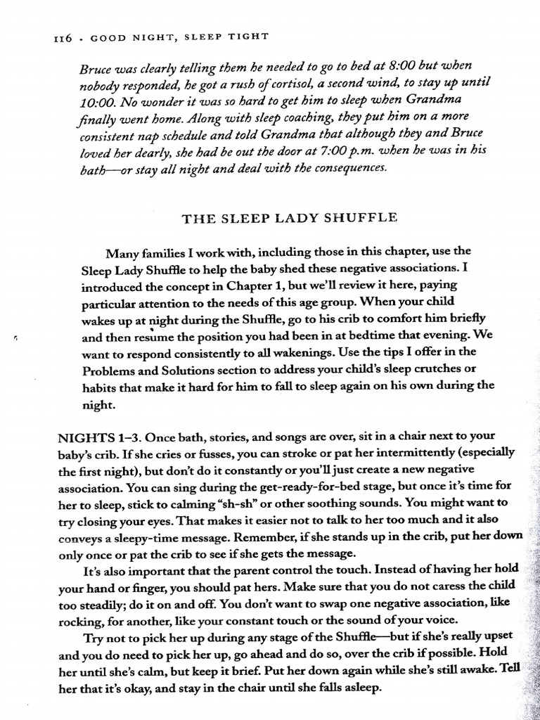 The Sleep Lady Shuffle | PDF