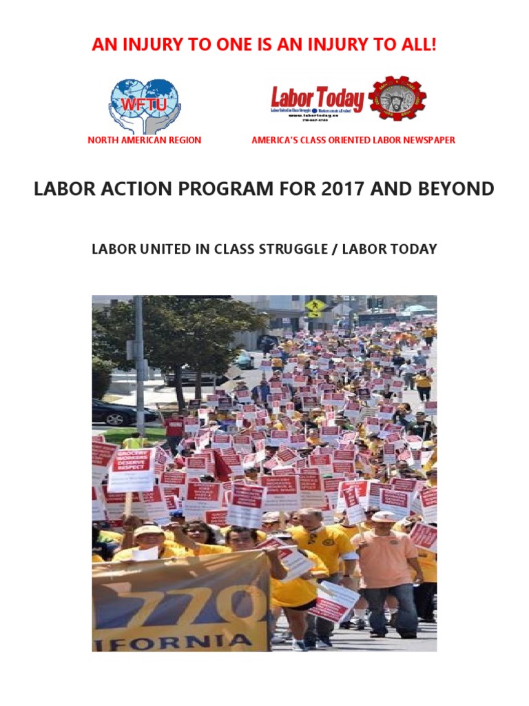 Labor Today 2017 Program | PDF | Trade Union | Government