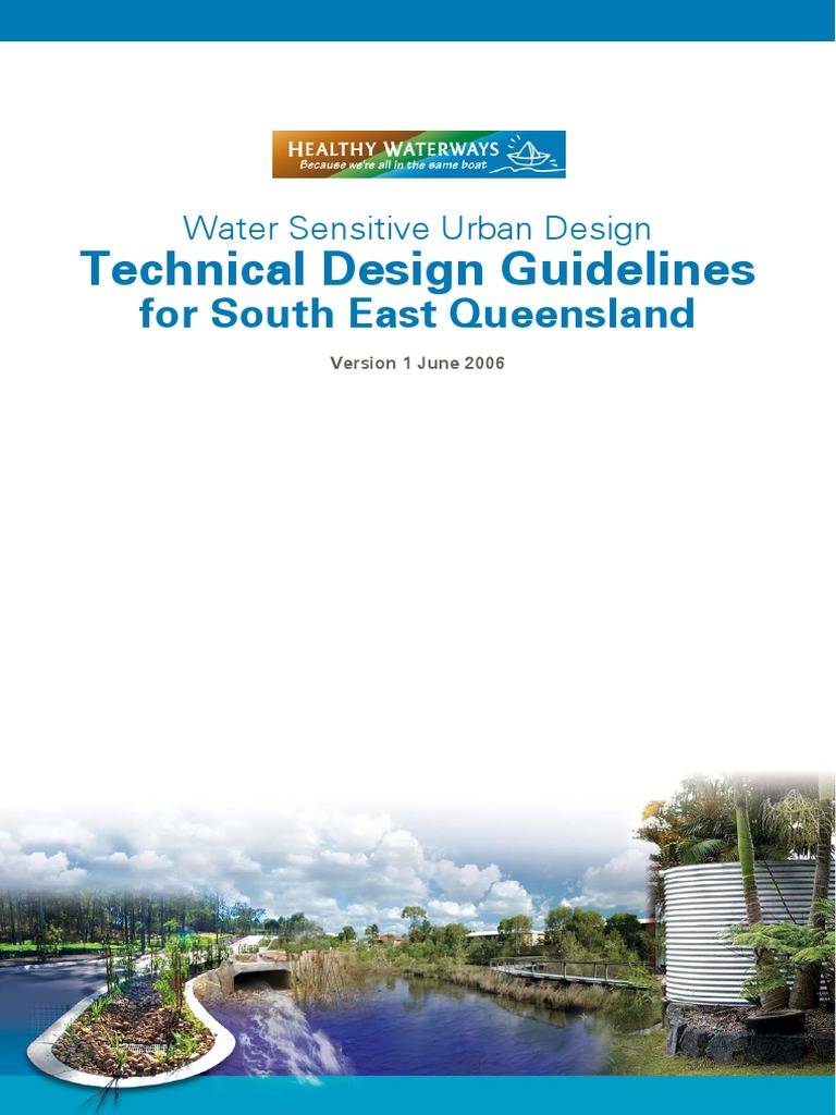 Wsud Tech Guidelines | PDF | Stormwater | Surface Runoff