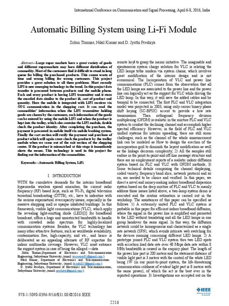 Lifi | PDF | Pic Microcontroller | Media Technology